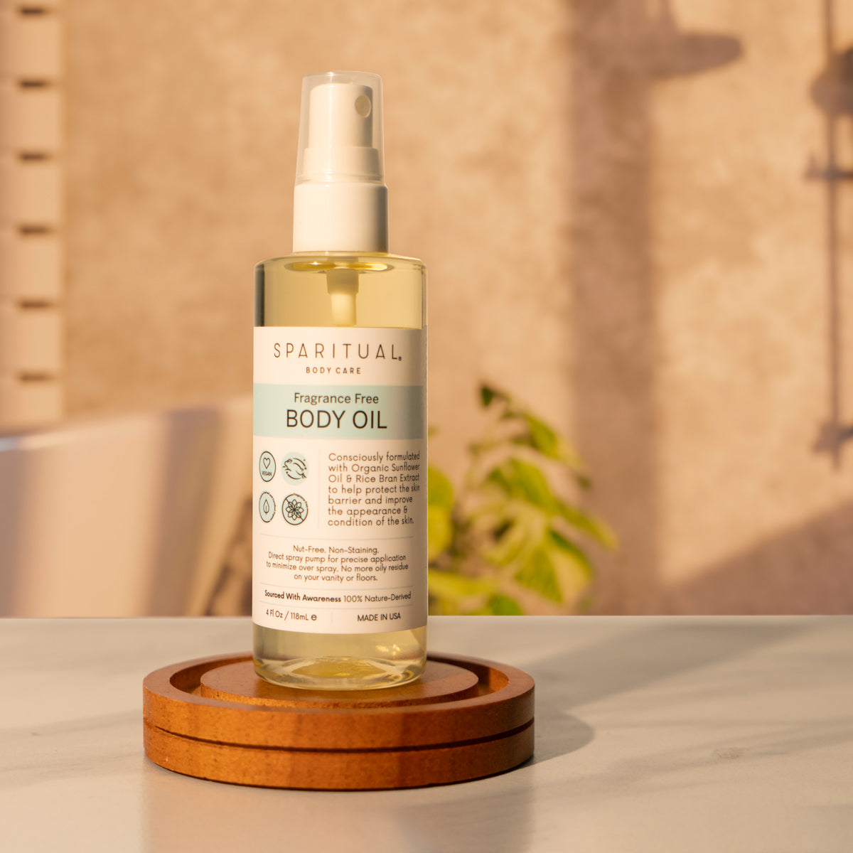 Fragrance Free Body Oil – SPARITUAL